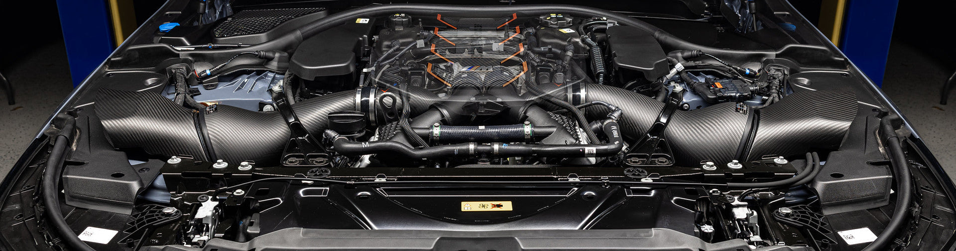Eventuri G9X M5 Turbo Inlets Installed on Our G99 M5 Touring