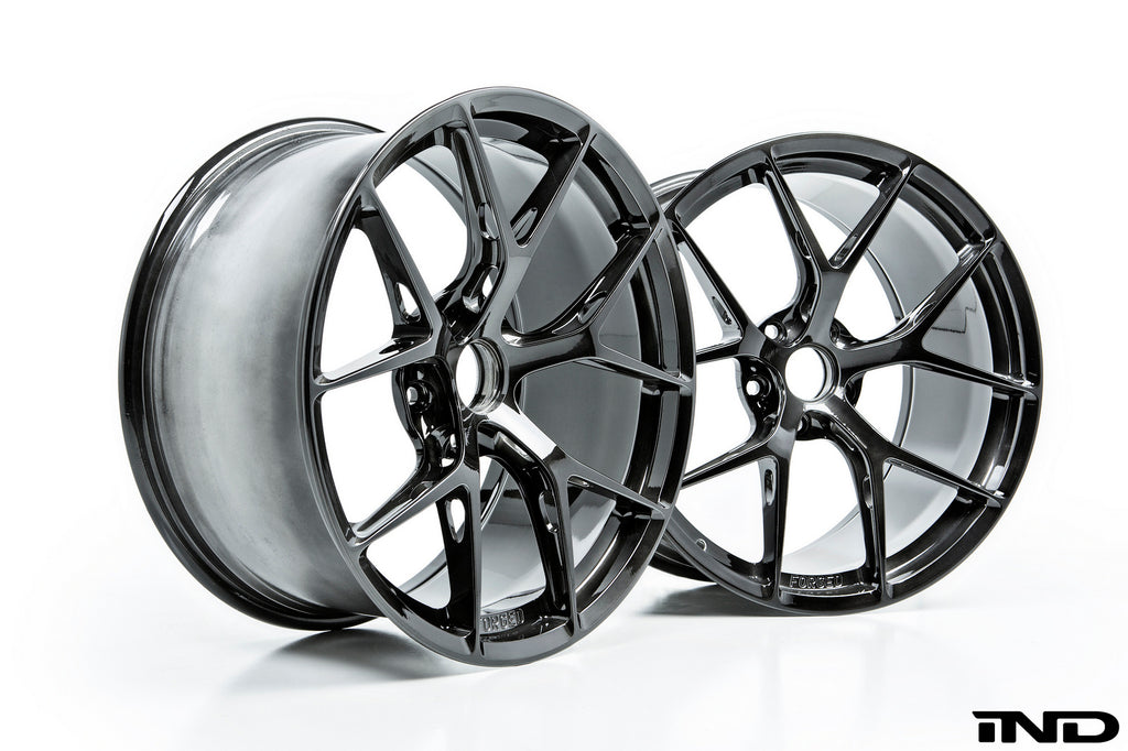 Black Chrome Brushed FI-R Wheel Set