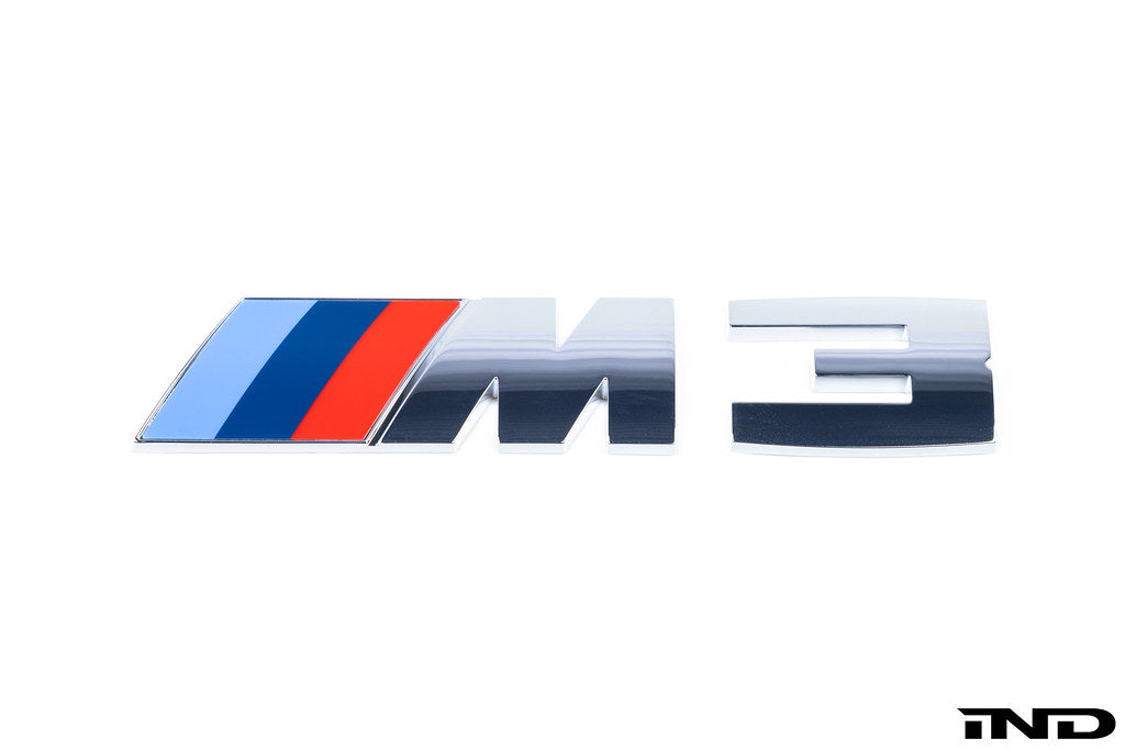 BMW F80 M3 OE Chrome Trunk Emblem - iND Distribution
