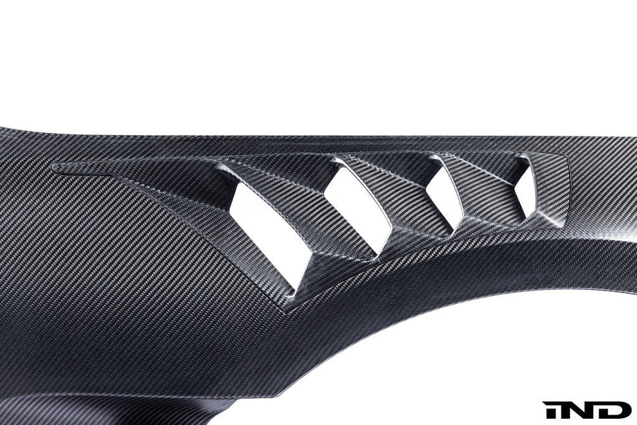 Alpha-N G87 M2 Carbon Vented Front Fender Set V4 with Blades