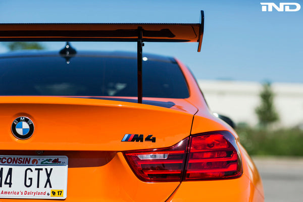 BMW OEM f82 m4 gloss black competition package trunk emblem - iND ...