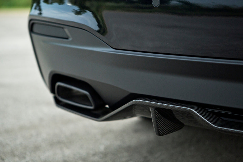 BMW M Performance G30 5-Series M-Sport Carbon Rear Diffuser - iND ...