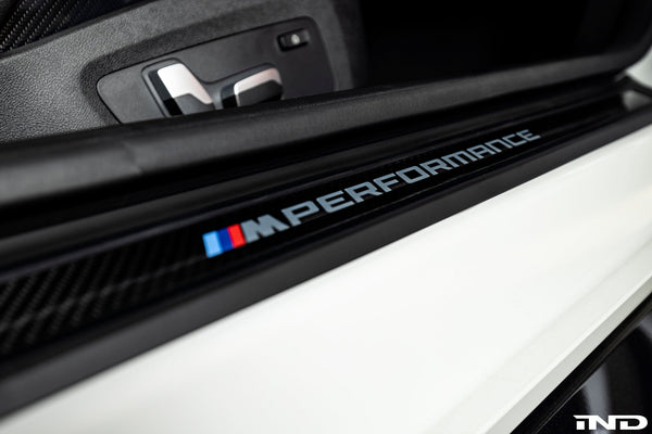 BMW G82 M4 M Performance Carbon Door Sill Set - iND Distribution