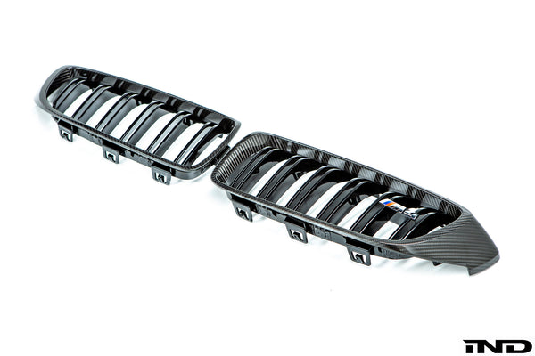 BMW m Performance f8x m3 m4 carbon front grille set 1 - iND Distribution