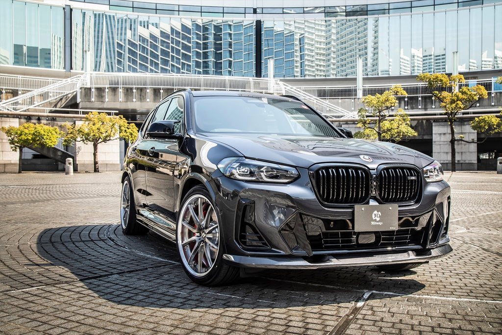 3D Design G01 X3 LCI M-Sport Carbon Front Lip - iND Distribution